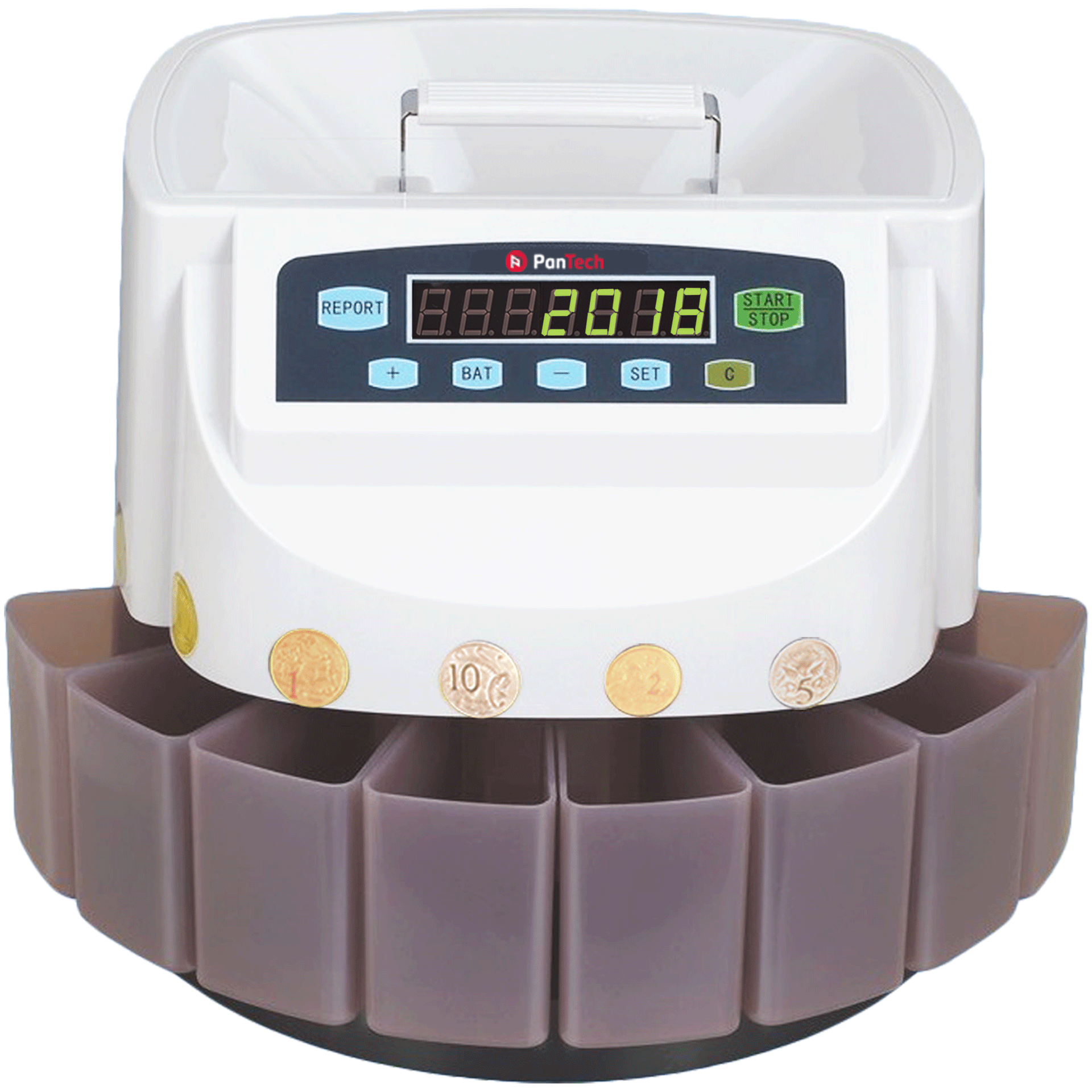 PanTech Australian Coin Sorter Coin Counter Machine Automatic Electron