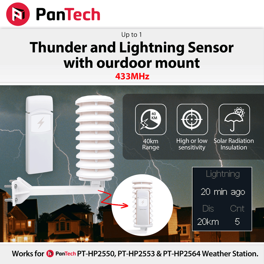 PanTech Weather Station Thunder and Lightning Sensor